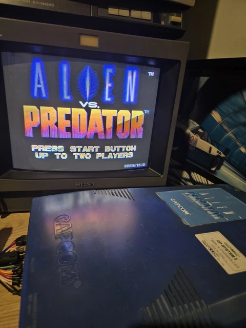ALIEN VS PREDATOR Cps2 Jamma Arcade Pcb 1994 Capcom A+B Board Phoenixed ...