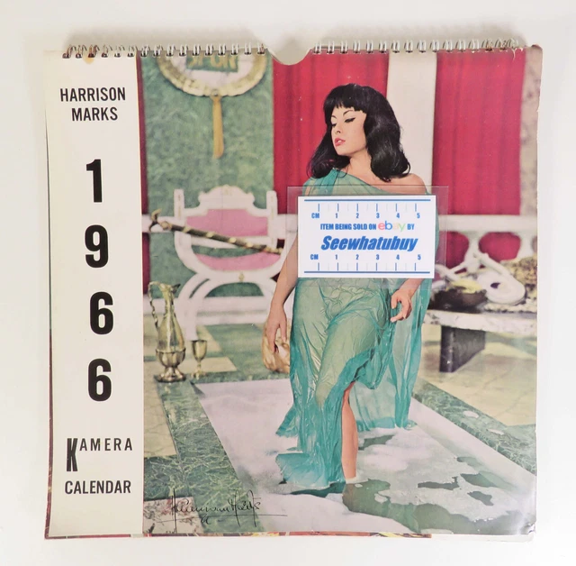 HARRISON MARKS KAMERA Calendar 1966 Vintage Glamour Photography Pin-up ...