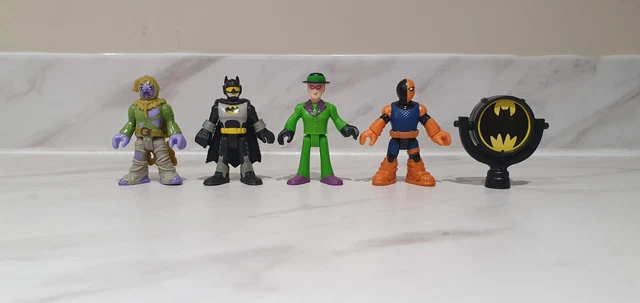 FISHER PRICE IMAGINEXT DC Super Friend Batman, Slade Deathstroke ...