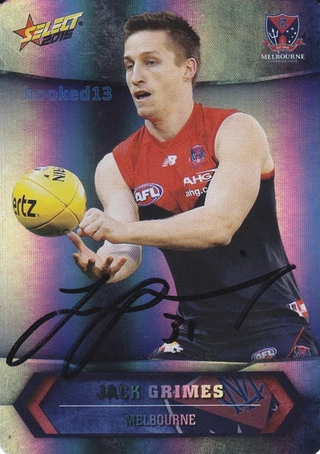 SIGNED JACK GRIMES Melbourne Demons Autograph on 2015 Select Parallel Card EUR 14,08 - PicClick FR