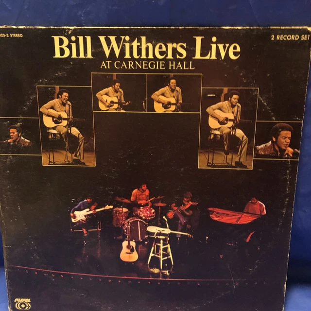 BILL WITHERS LIVE at CARNEGIE HALL - DISQUE VINYLE LP (COUVERTURE ...