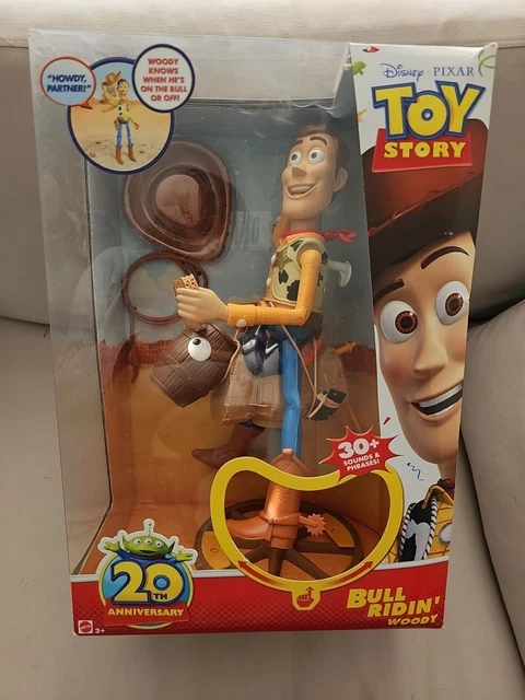 NEW DISNEY TOY Story 20Th Anniversary Bull Ridin' Woody Brand New Rare ...