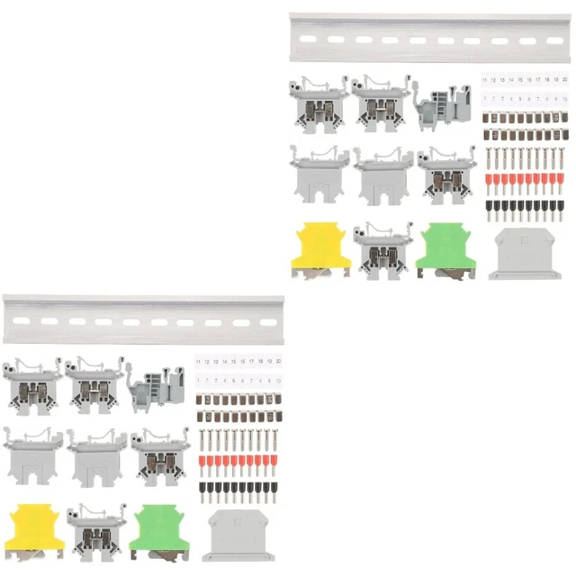 MARKER STRIP DIN Rail Terminal Block DIN Rail Kit Terminal Blocks £42. ...