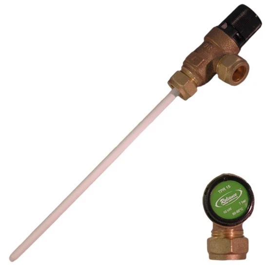 ZIP AQ1 PRESSURE & Temperature Relief Safety Valve 7 Bar 90°C for Water ...