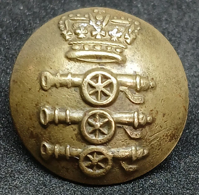 GEORGIAN ROYAL REGIMENT Of Artillery Open Back 20mm Button (1831-40 ...