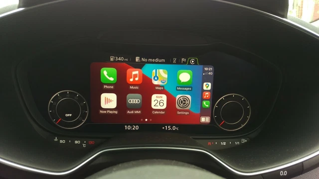 AUDI TT TTS TTRS APPLE CARPLAY + ANDROID AUTO SAT NAV 2024 EU MAPS MMi ...
