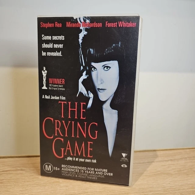 THE CRYING GAME, VHS ,Vintage , Movie, M, 1992 CULT Classic TESTED $15. ...
