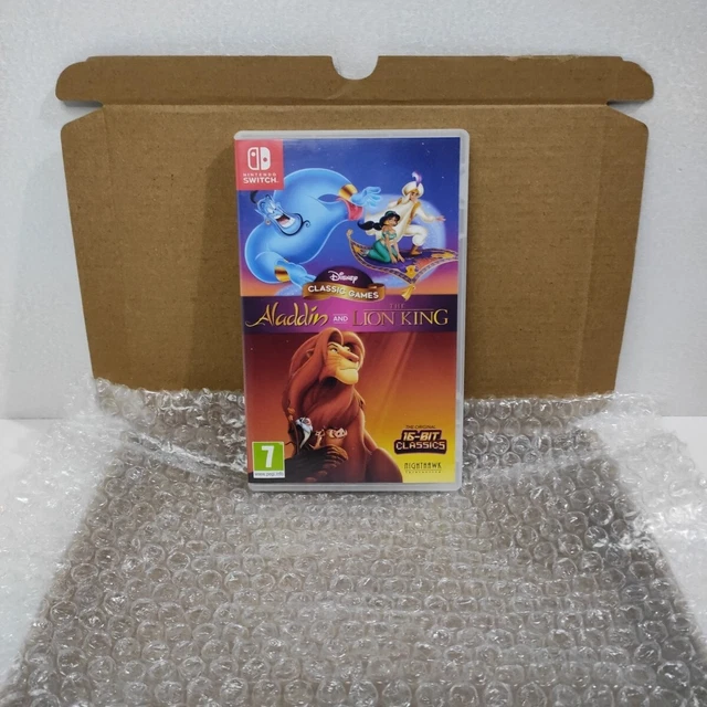 DISNEY CLASSIC GAMES Collection Jungle Book Aladdin Lion King Nintendo ...