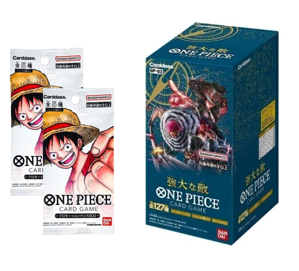 ONE PIECE BOX PILLARS OF STRENGTH OP03 OP3 + 2x PROMOTION PACK 2022 ...