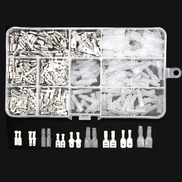 CONNECTOR ASSORTMENT KIT Terminals Crimp Terminal For Wiring Car Audio ...