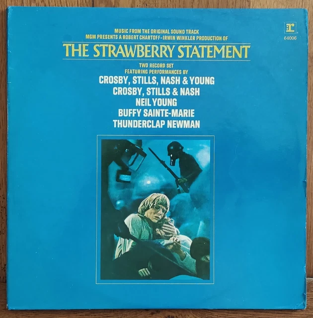 LP 12&X2 BOF OST « THE STRAWBERRY STATEMENT » (Crosby, Still, Nash ...