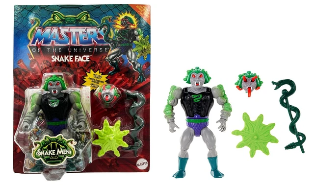MOTU SNAKE FACE Masters Universe ORIGINS Mattel Action Figure HKM87 EUR ...