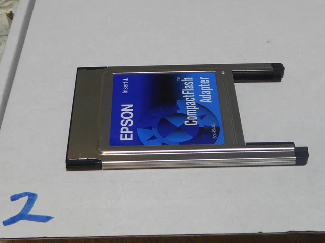 EPSON ADAPTER for Compact Flash Card from projector bargain £10.00 ...