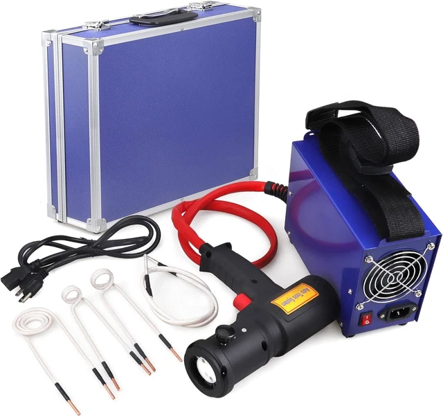 MAGNETIC INDUCTION HEATER Kit 1500W Flameless Heat Induction Tool 4 ...