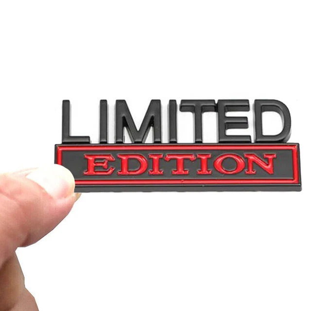 3D LIMITED EDITION Logo Car Emblem Badge Sticker Decal Accessories ...