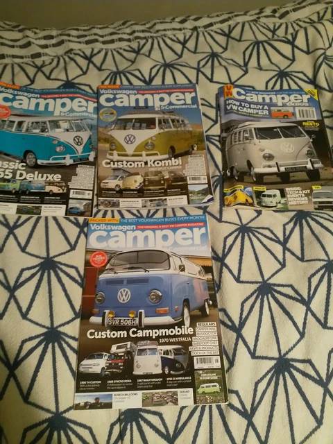 4 VW VOLKSWAGEN Camper Van Magazine T4 Restoration Barn Door Kombi £4. ...
