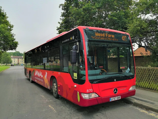 BUS PHOTO OF An Oxford City Mercedes Photograph Merc Citaro 870 Picture ...