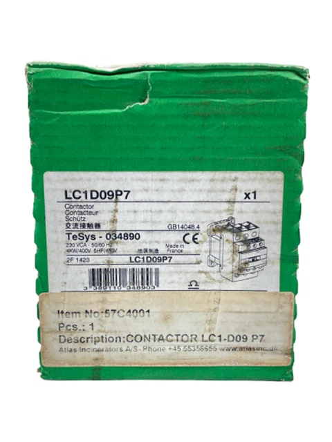 SCHNEIDER ELECTRIC LC1D09P7 Contacteur Tesys-034890 non-Reversing ...