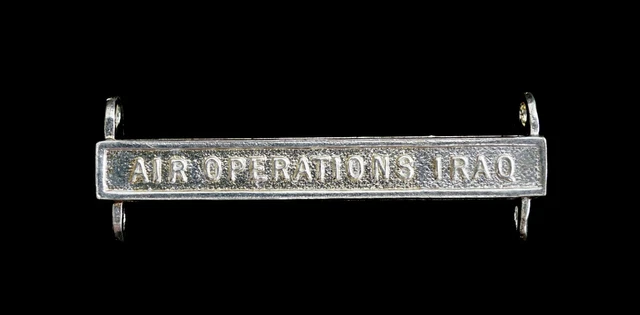 GENERAL SERVICE MEDAL Air Operations Iraq Clasp Silver £23.10 - PicClick UK