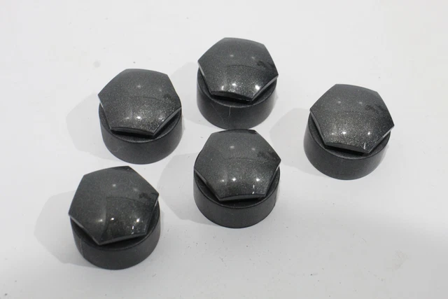 AUDI RS3 8V Grey Wheel Nut Bolt Cover Caps x5 New Genuine 4M0601173A £ ...