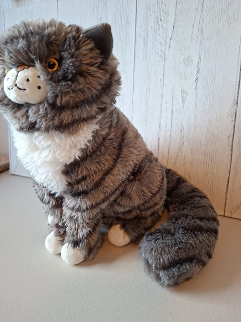 SAINSBURYS MOG THE Cat Soft Toy Plush Grey Approx 11” £15.00 - PicClick UK