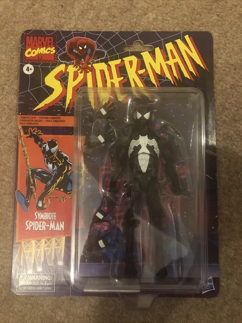 HASBRO MARVEL COMICS Spider-Man 6” Symbiote Spider-Man Action Figure ...