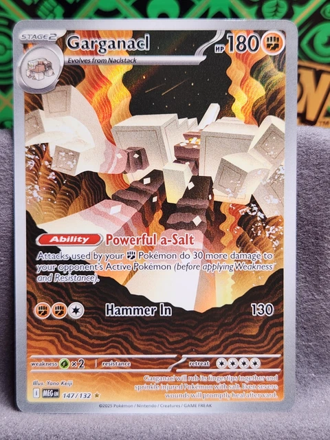 GARGANACL 147/132 ILLUSTRATION Rare Pokemon Mega Evolution £4.29 ...