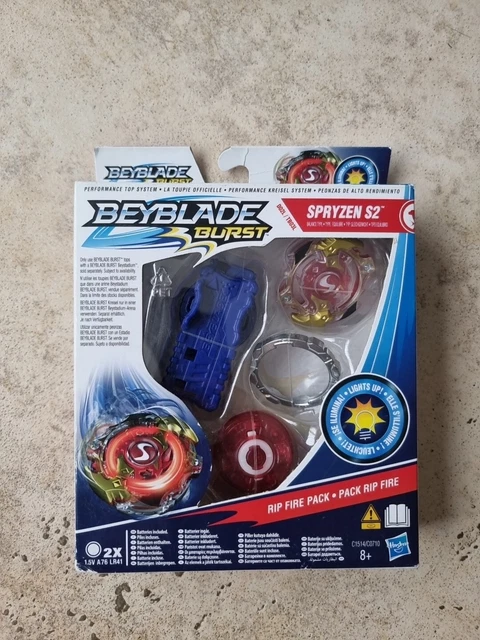 TOUPIE BEYBLADE EVOLUTION spryzen S2 rip fire pack set lumiere hasbro ...
