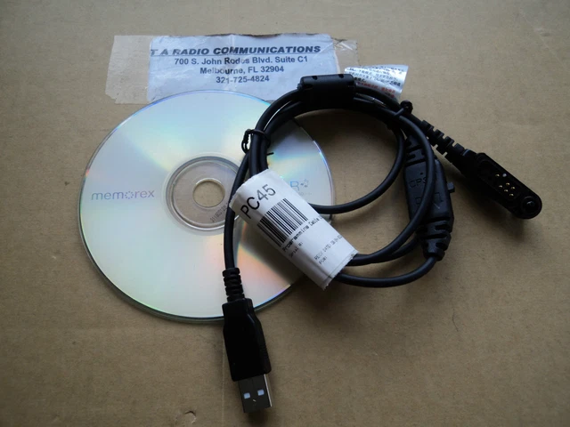 HYT COMPATIBLE PROGRAMMING CABLE software X1e X1P PD662 PD682 PD602 PC45 HYTERA £55.87 - PicClick UK