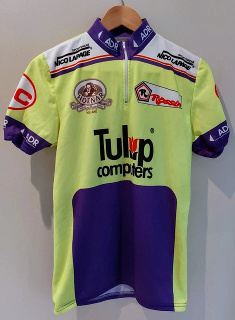 VINTAGE 1990 TULIP Computers ADR Cycling Jersey £39.99 - PicClick UK
