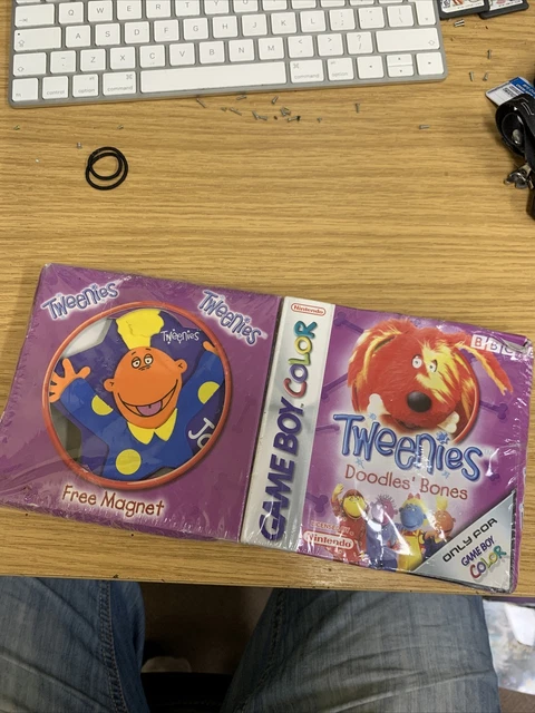 NINTENDO GAMEBOY COLOR game Tweenies Doodles Bones & Magnet - Sealed ...