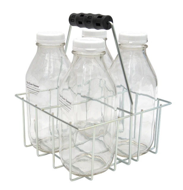 4 CELL WIRE Bottle Carrier for Ltr. Round or Square Bottles £38.16 - PicClick UK