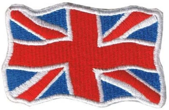UNIÓN BANDERA AGITÁNDOSE Hierro En / de Coser Paño Parche 80mm x 45mm (OS) EUR 1,92 - PicClick FR