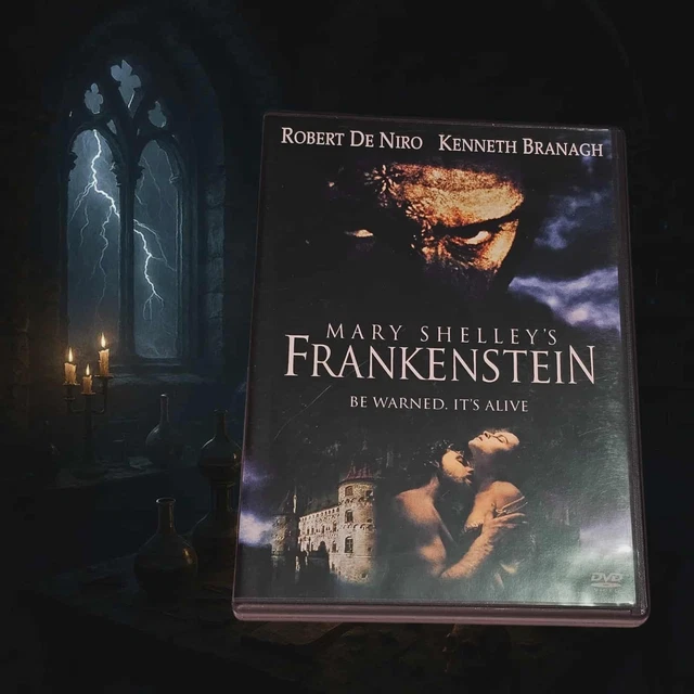 MARY SHELLEY’S FRANKENSTEIN DVD (1994) Robert De Niro Kenneth Branagh ...