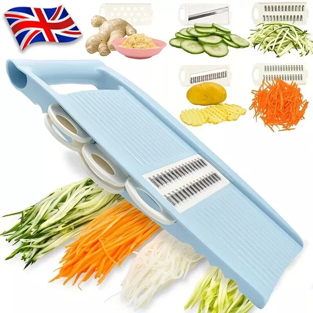 5-IN-1 MULTI-FUNCTIONAL VEGETABLE Chopper Onion Mandoline Slicer Dicer ...