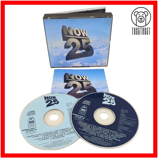 NOW THAT'S WHAT I Call Music 25 Original Fat Box Double CD w Booklet ...
