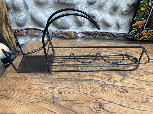 VERY NICE DOOR Bottle Carafe Glass Mathieu Mategot Design Metal ...