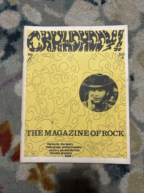 CRAWDADDY! MAGAZINE 1967 The Doors, The Byrds, Aretha With Inserts £26. ...