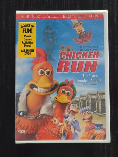 CHICKEN RUN (DVD, 2000, Widescreen) special edition £2.95 - PicClick UK
