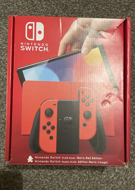 NINTENDO SWITCH OLED Mario Red Console Free Next Working Day Delivery £ ...