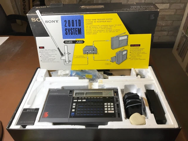 SONY ICF-2001D LW/MW/SW/SSB World Band Portable Radio Receiver - £100. ...