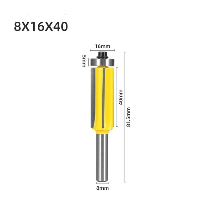 PUNTA ROUTER TAGLIO a filo ad alta velocità 8 mm per splinter senza ...