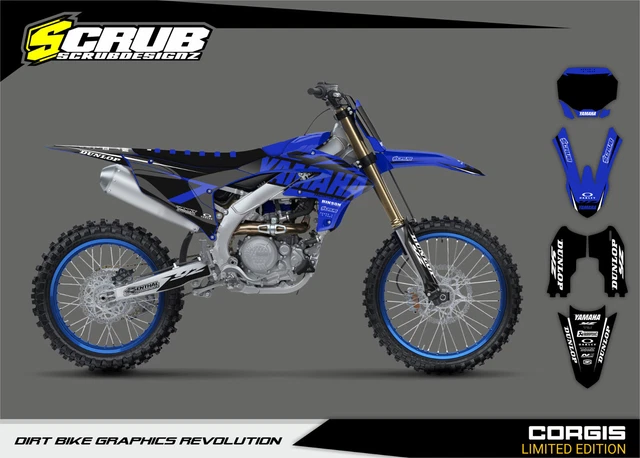 YAMAHA YZ450F 2023-2024 YZ250F 2024 autocollants graphiques kit ...