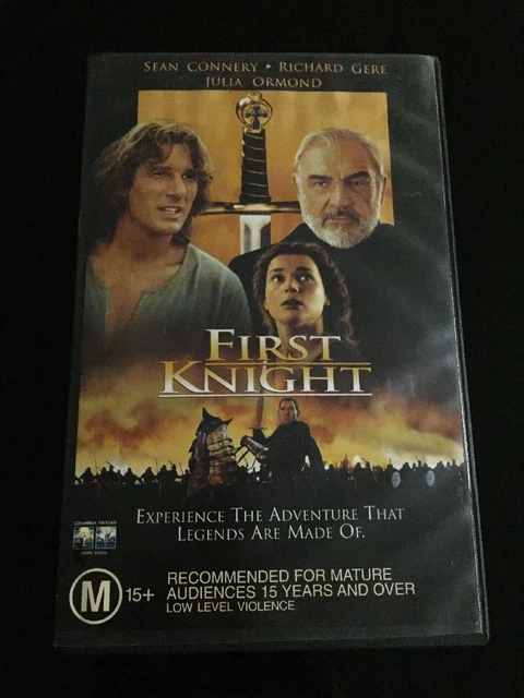 FIRST KNIGHT - Sean Connery - Richard Here [VHS] $65.00 - PicClick AU