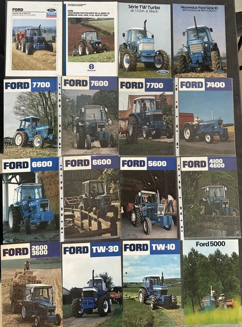 PROSPECTUS TRACTEUR Ford Traktor Prospekt Brochure EUR 160,00 - PicClick FR