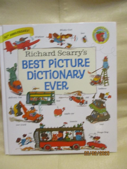 RICHARD SCARRY`S BEST Picture Dictionary Ever - Golden Books £5.42 ...
