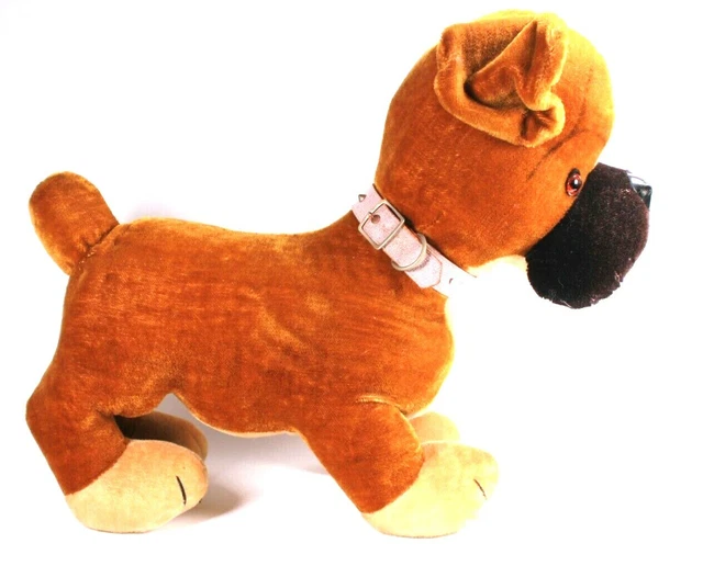 BOXER DOG MERRYTHOUGHT 41 x 48 Large Plush Circa 1957 £120.00 - PicClick UK