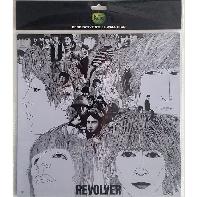 THE BEATLES REVOLVER Album Cover Steel Wall Sign £17.95 - PicClick UK