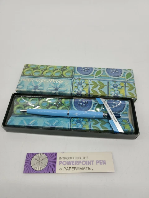 RARE VINTAGE PAPER Mate PowerPoint Petite Ballpoint Pen, c.1979 —NOS ...