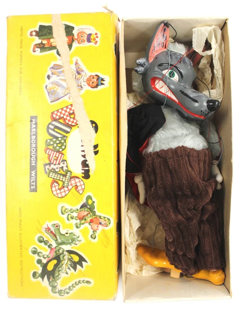 VINTAGE PELHAM PUPPET "Wolf" SL21 String Puppet - Boxed - H06 £30.45 - PicClick UK